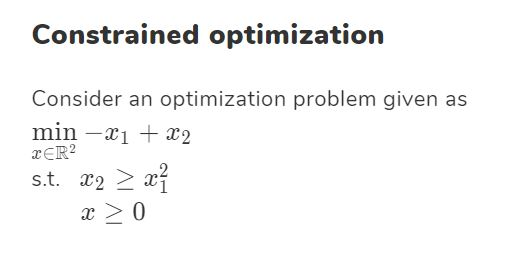 Solved Constrained optimization Consider an optimization | Chegg.com