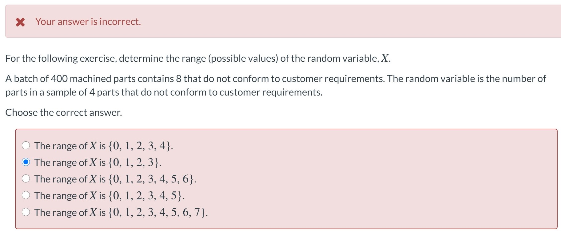 Solved X Your Answer Is Incorrect For The Following