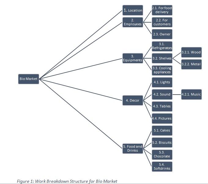 This Figure shows the Work Breakdown Structure of Bio | Chegg.com