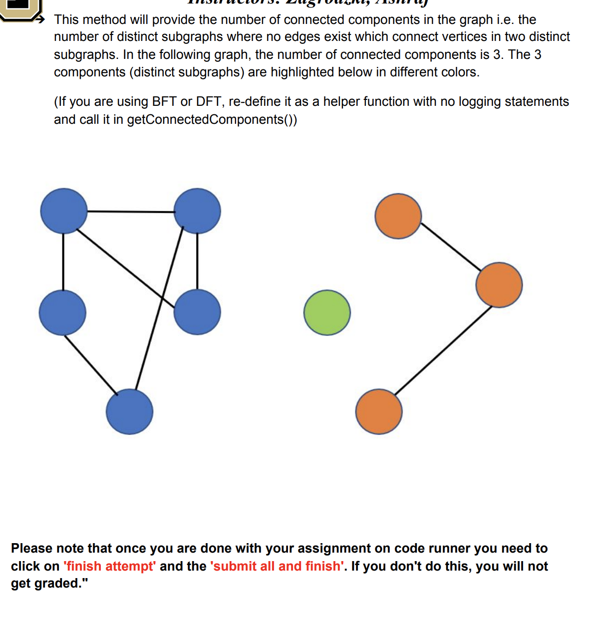 Assignment 8 - Graph OBJECTIVES 1. Applications of | Chegg.com Assignment 8 - Graph OBJECTIVES 1. Applications of | Chegg.com