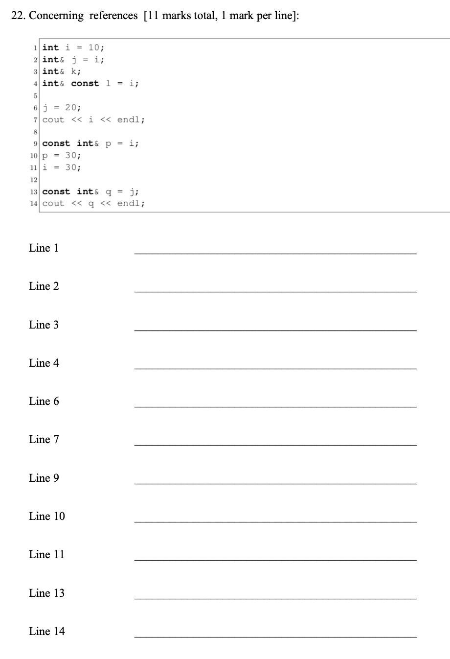 Solved Part II -- Fill In The Blank -- Indicate any | Chegg.com