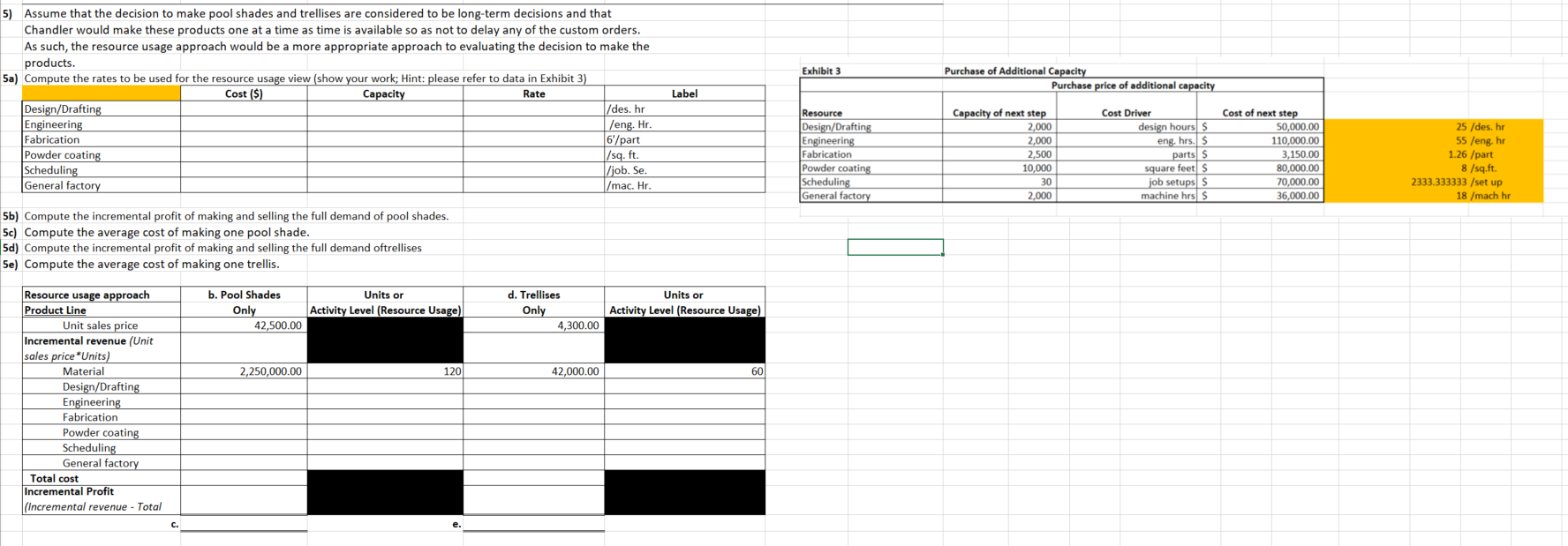 Exhibit 3 Purchase of Additional Capacity Purchase | Chegg.com