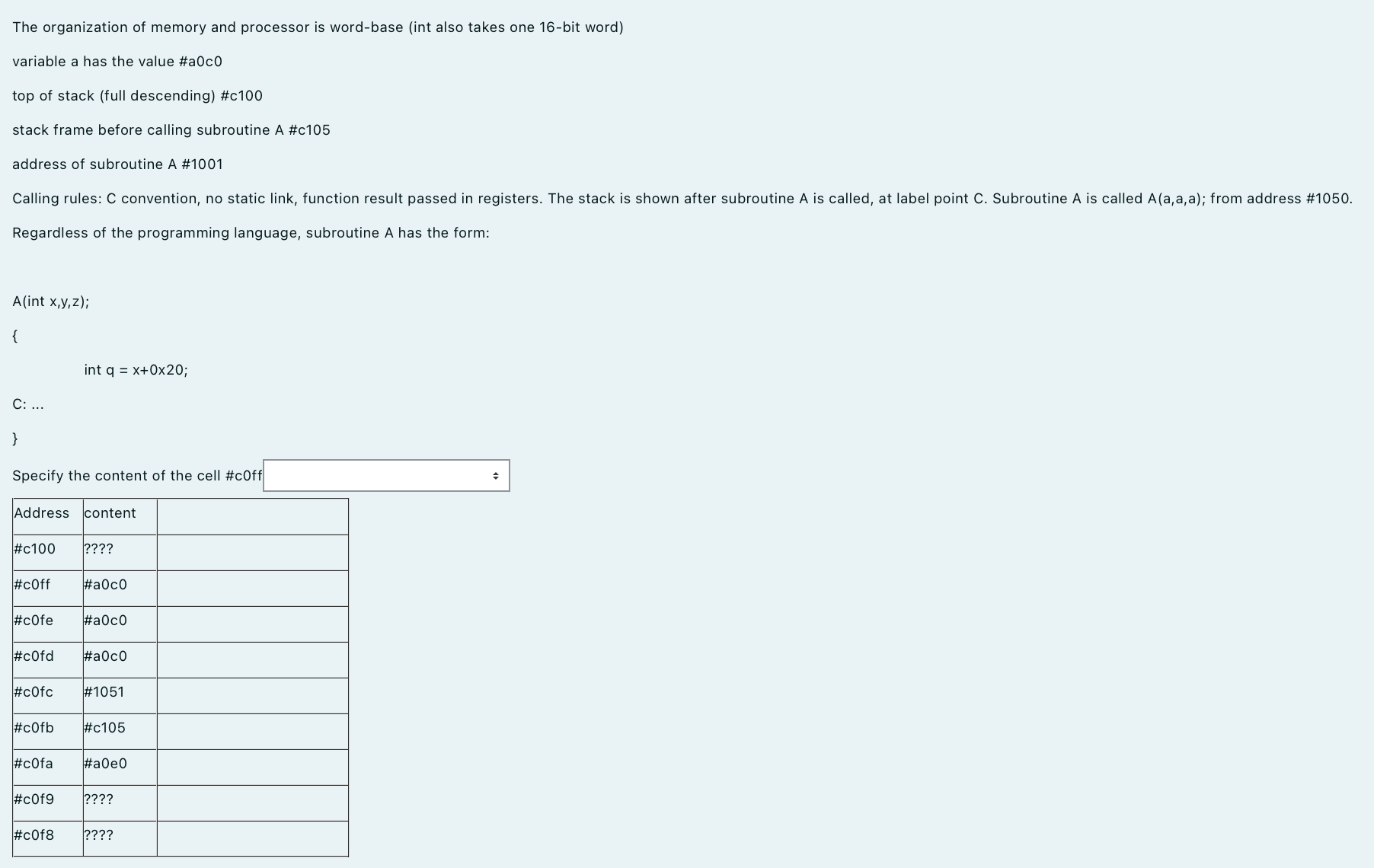 Solved The organization of memory and processor is word-base | Chegg.com