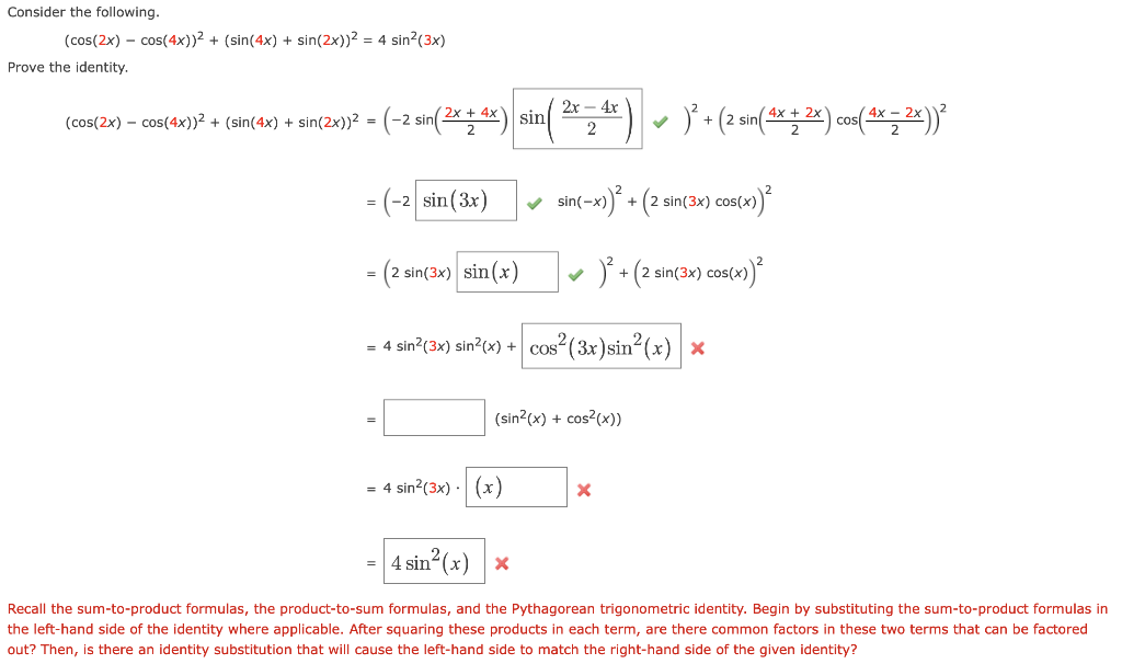 Solved Consider the following. | Chegg.com