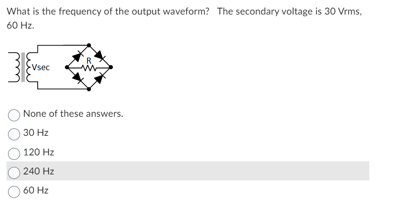 Solved What is the frequency of the output waveform? The | Chegg.com