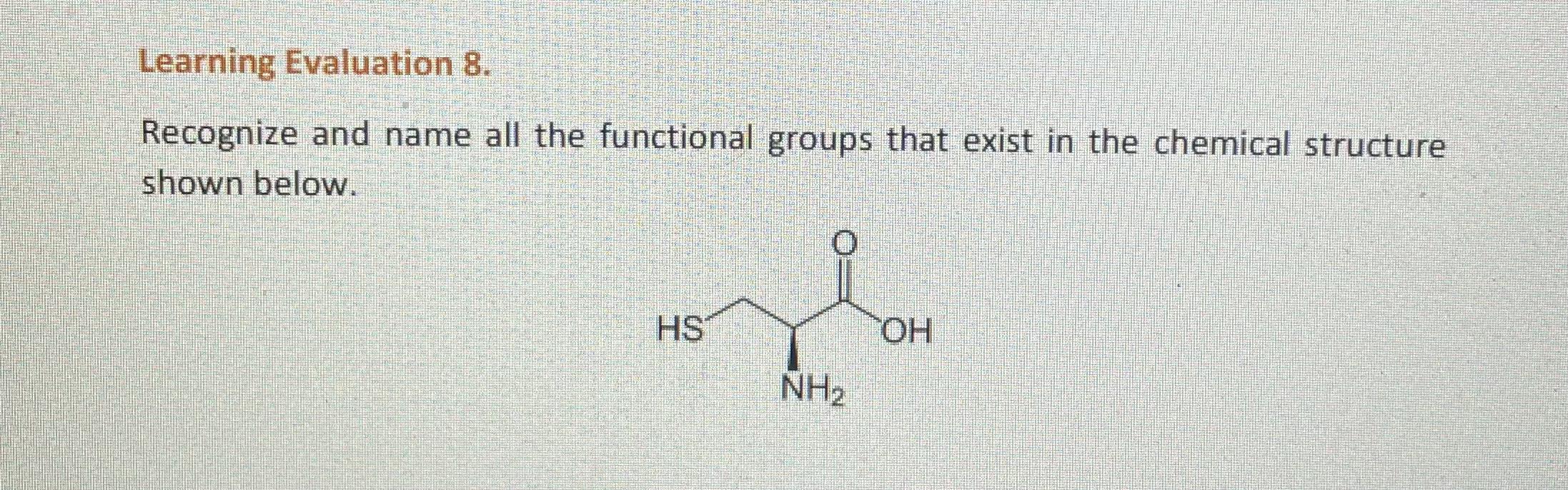 Solved Recognize and name all the functional groups that | Chegg.com