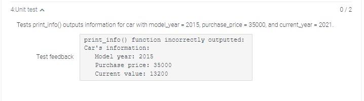 Solved Complete the Car class by creating an attribute | Chegg.com