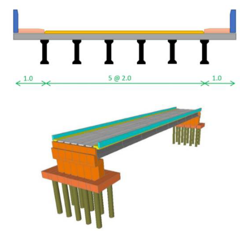 The following bridge concrete slab design Bridge | Chegg.com