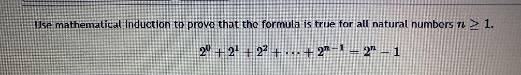 Solved Use mathematical induction to prove that the formula | Chegg.com