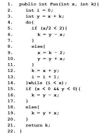 Solved Identify a set of test cases that satisfies | Chegg.com