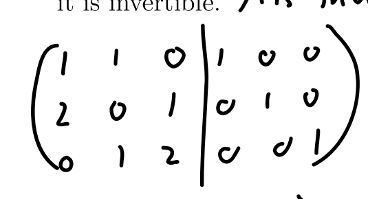 Solved find a inverse of A: matrix a is the left side and | Chegg.com