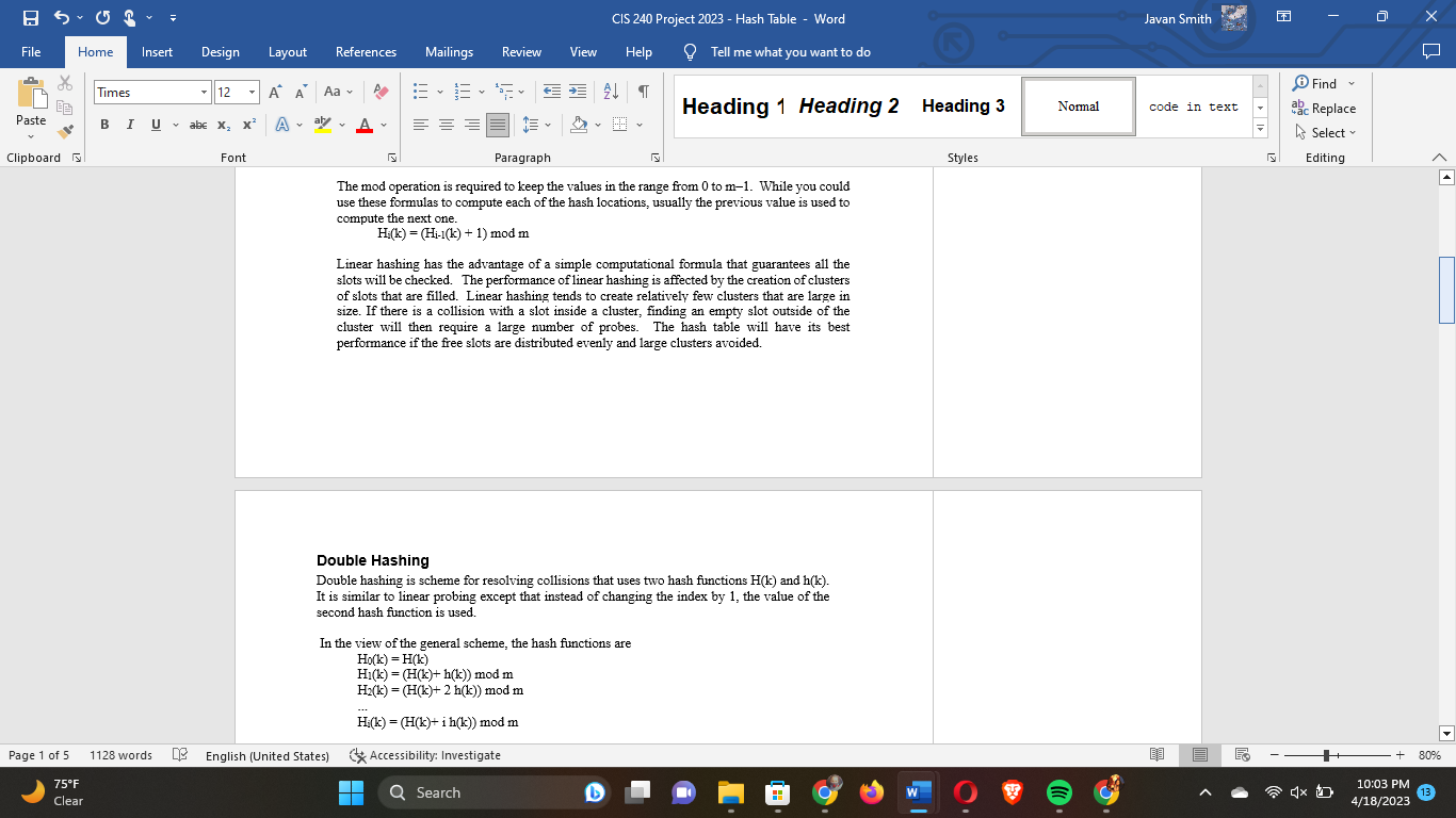 The mod operation is required to keep the values in | Chegg.com