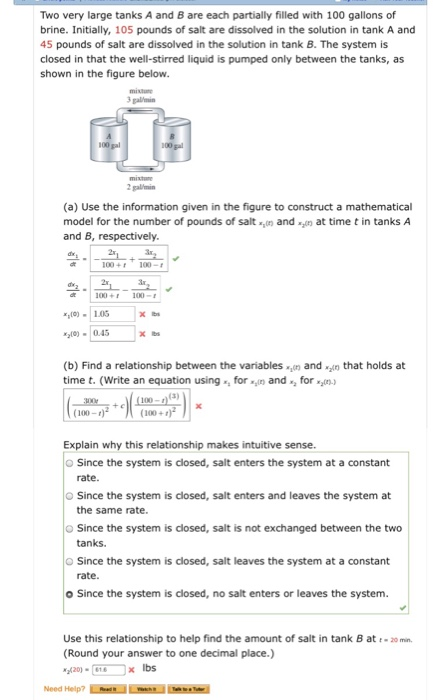 Solved Two very large tanks A and B are each partially | Chegg.com