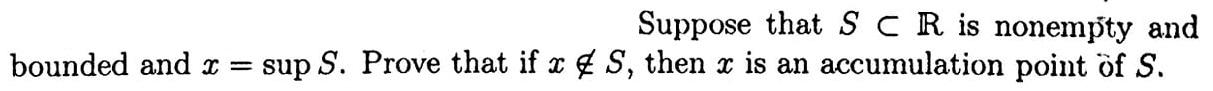 Solved Suppose that S C R is nonempty and bounded and x = | Chegg.com