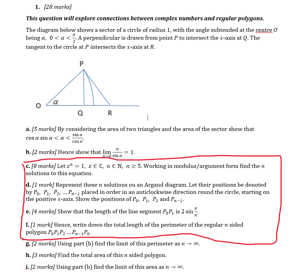 Solved 1. [28 marks] This question will explore connections | Chegg.com