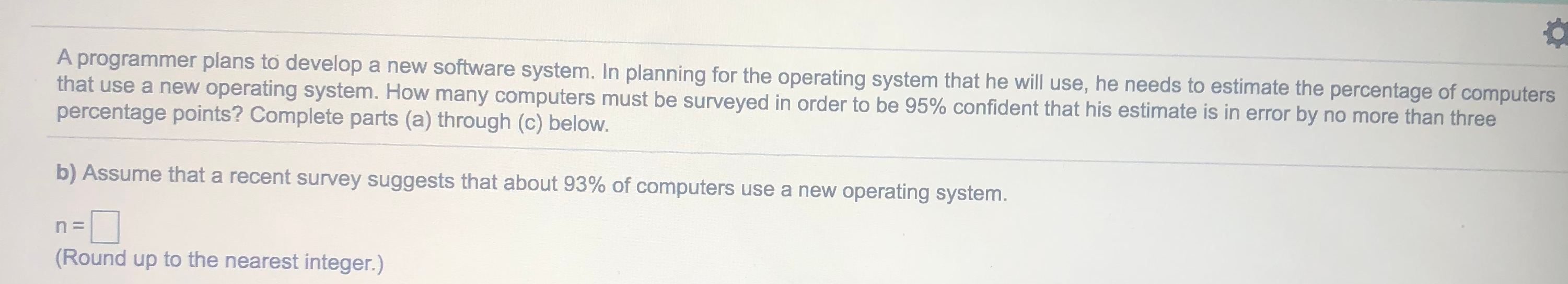 Solved A programmer plans to develop a new software system. | Chegg.com