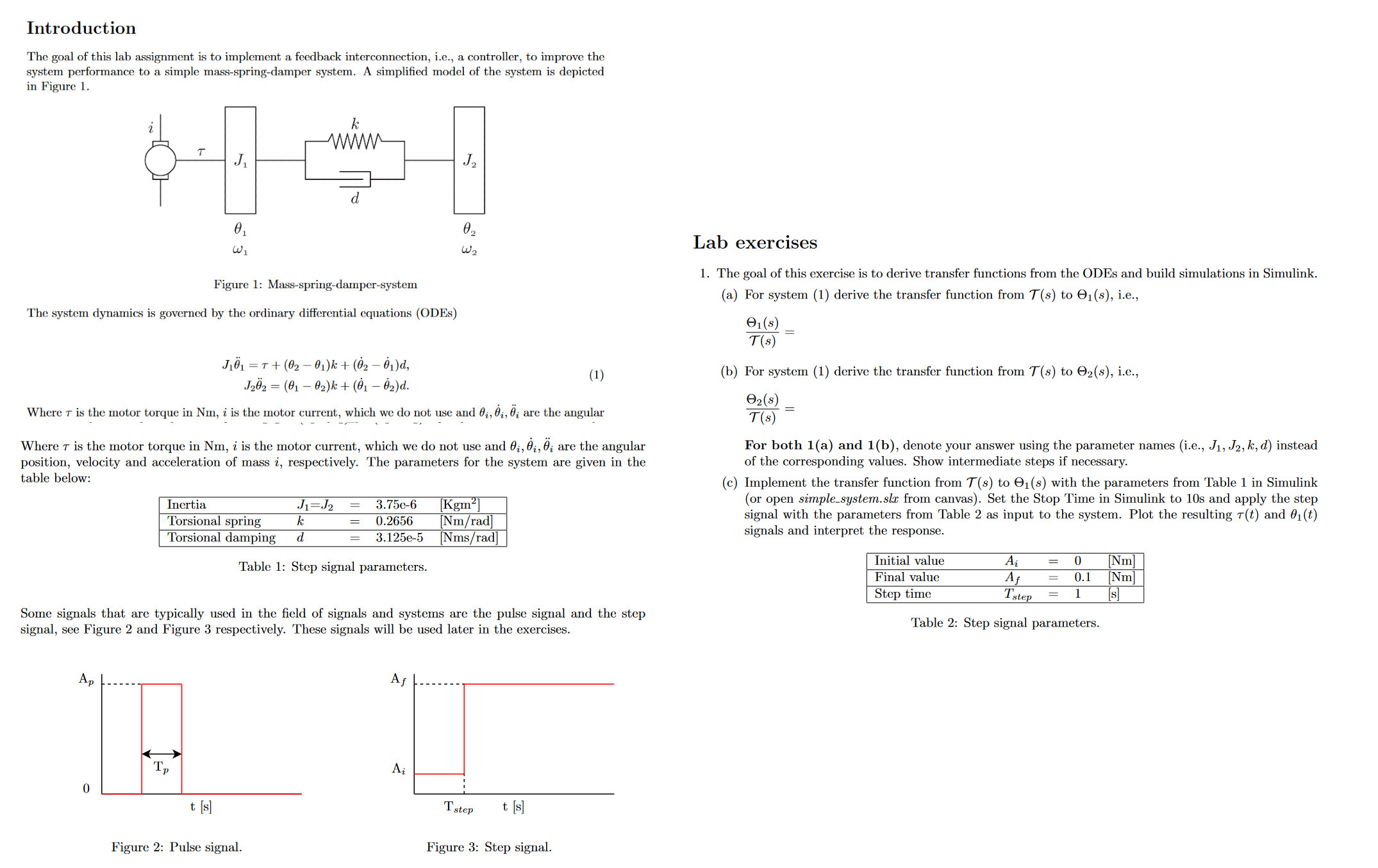 Solved Lab exercisesThe goal of this exercise is to derive | Chegg.com