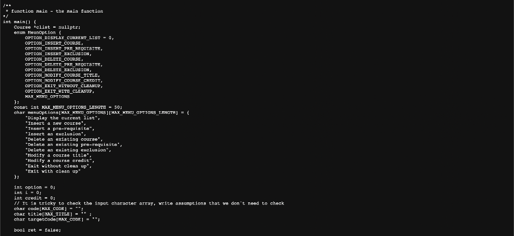 Solved Conp2011 pA3: course management system This course | Chegg.com