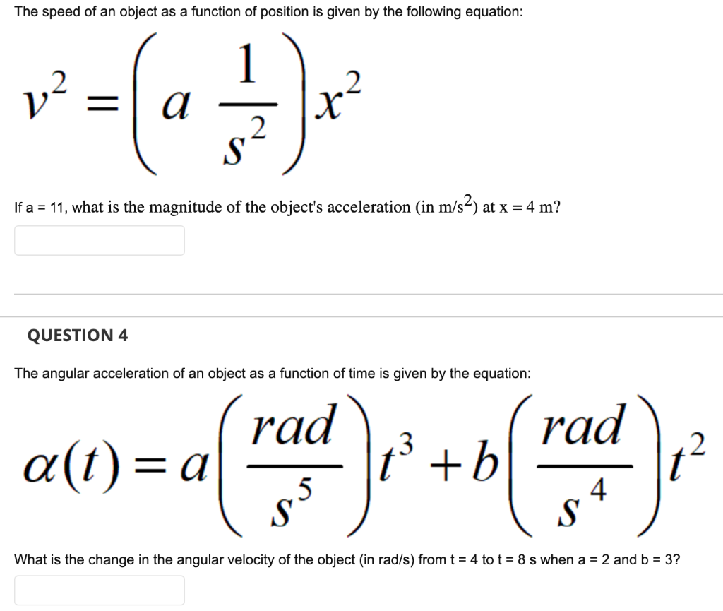 Angular Speed Equation