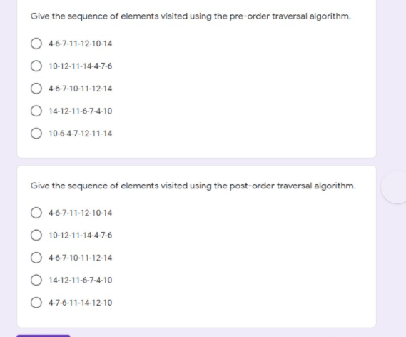 Solved Give the sequence of elements visited using the | Chegg.com
