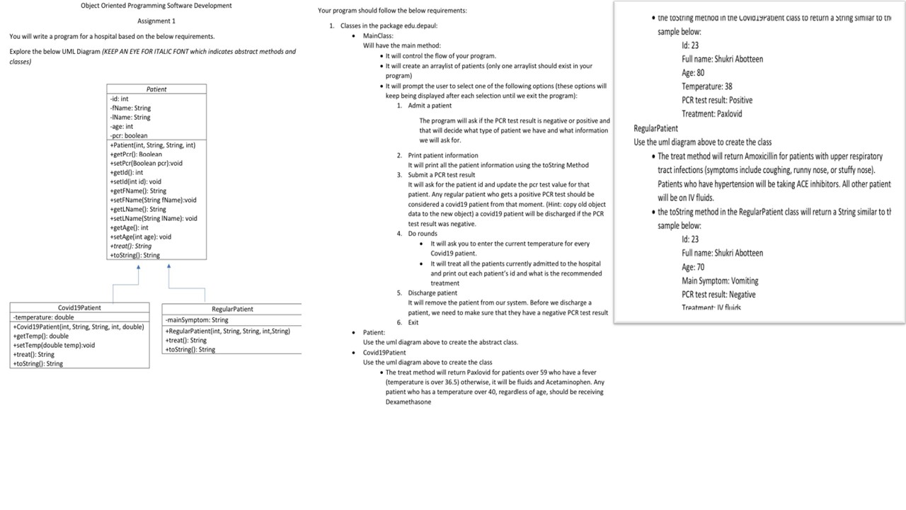 this is second assignment:The hospital system that we | Chegg.com