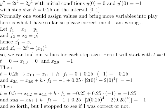 Solved Differential Equations - Vectorized Euler's Method | Chegg.com