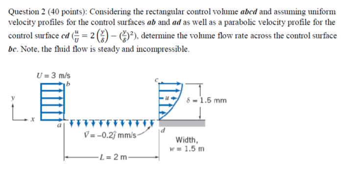 Solved Question 2 (40 points): Considering the rectangular | Chegg.com