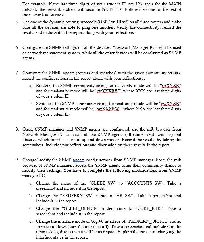 Scenario: The ABC company has three offices. These | Chegg.com