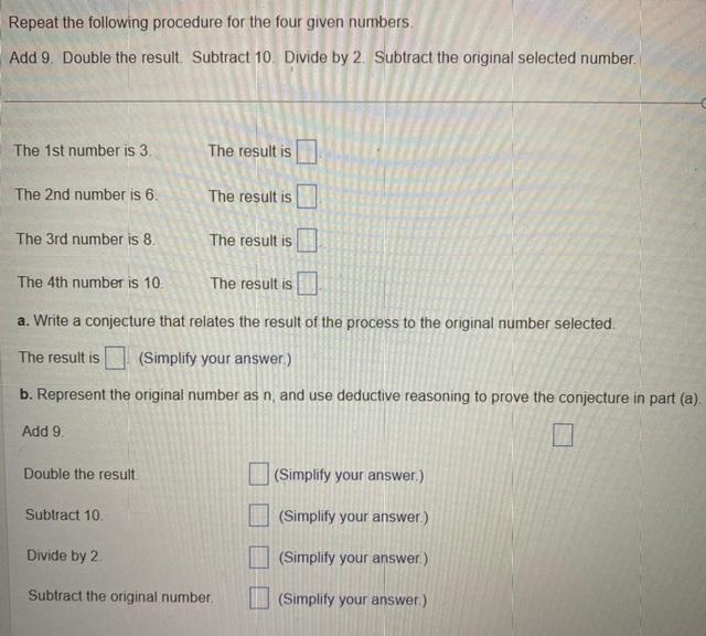 Solved Repeat the following procedure for the four given | Chegg.com