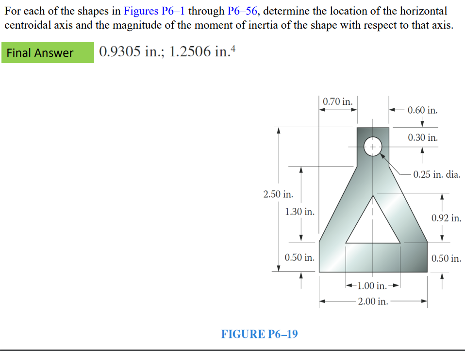 Solved For each of the shapes in Figures P6-1 ﻿through | Chegg.com