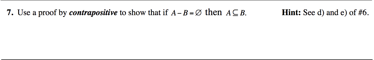 Solved 7. Use a proof by contrapositive to show that if | Chegg.com