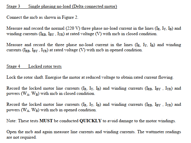 Solved Testing of Polyphase Induction Motors, Including | Chegg.com