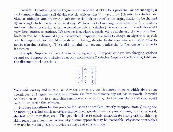 Solved Consider the following variant/generalization of the | Chegg.com