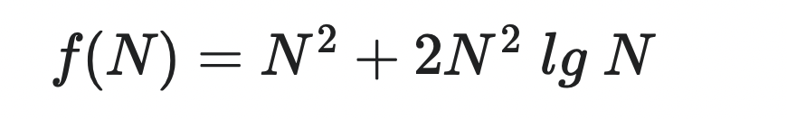Solved Provide The Big O Complexity For The Given Function 