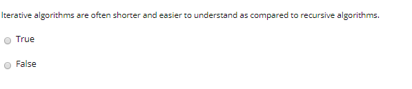 Solved Iterative algorithms are often shorter and easier to | Chegg.com