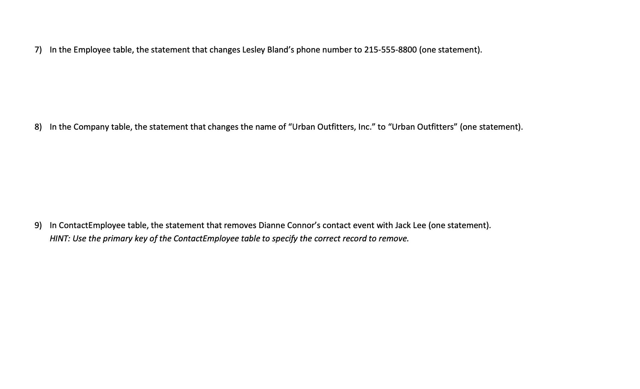 Solved For this assignment, you will finish building the | Chegg.com