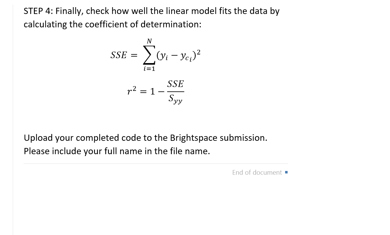 Solved Using the data contained in the file hw3_data.txt, | Chegg.com