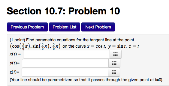 Solved Section 10.7: Problem 10 Problem List Next Problem | Chegg.com