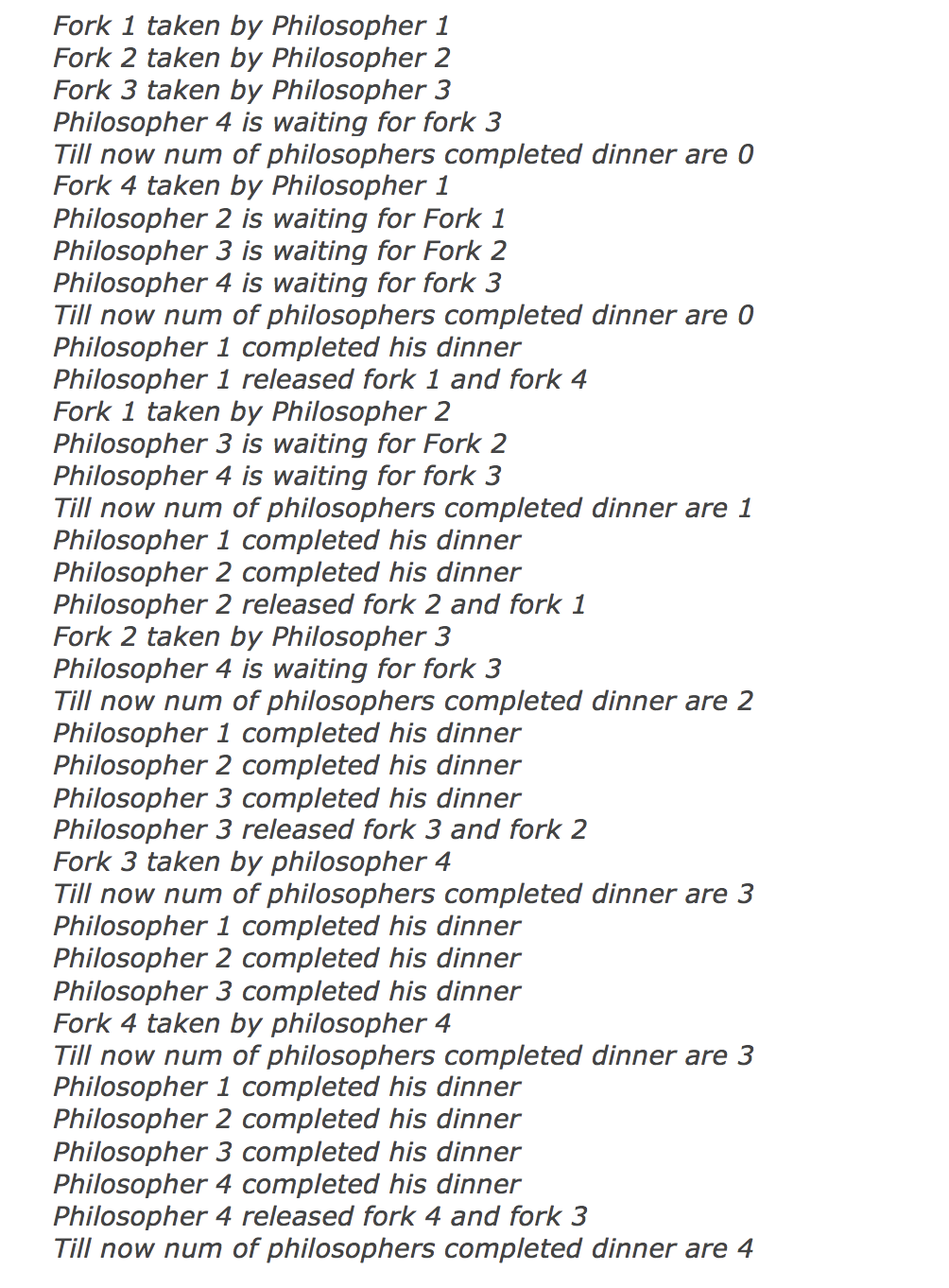 Solved How to convert this C code to Java using semaphores | Chegg.com