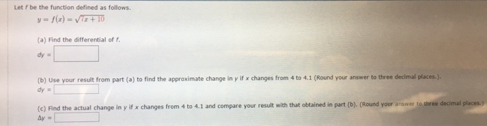Solved Let f be the function defined as follows. (a) Find | Chegg.com
