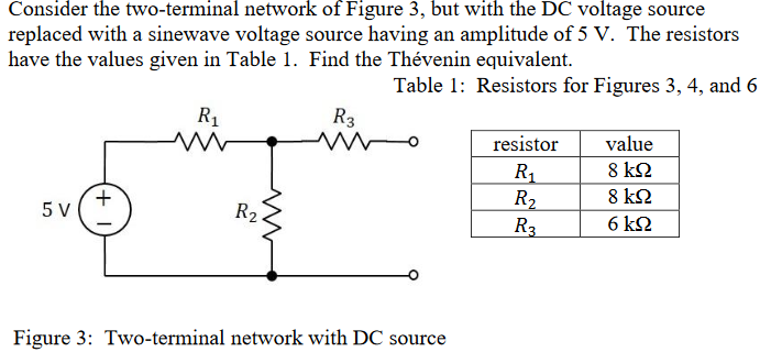Solved Consider the two-terminal network of Figure 3, but | Chegg.com