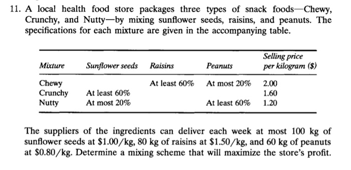 Solved In Exercises 1-11 set up a linear programming model | Chegg.com