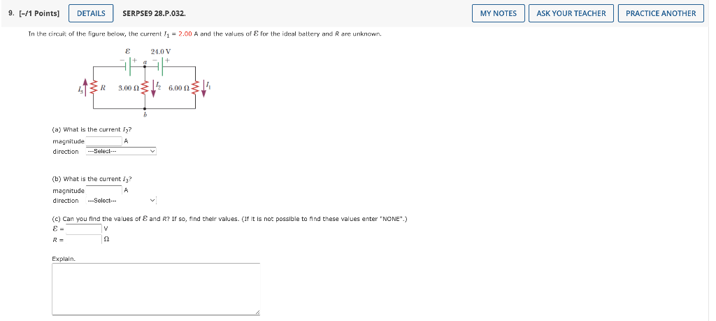 Solved 9. (-/1 Points] DETAILS SERPSE9 28.P.032. MY NOTES | Chegg.com