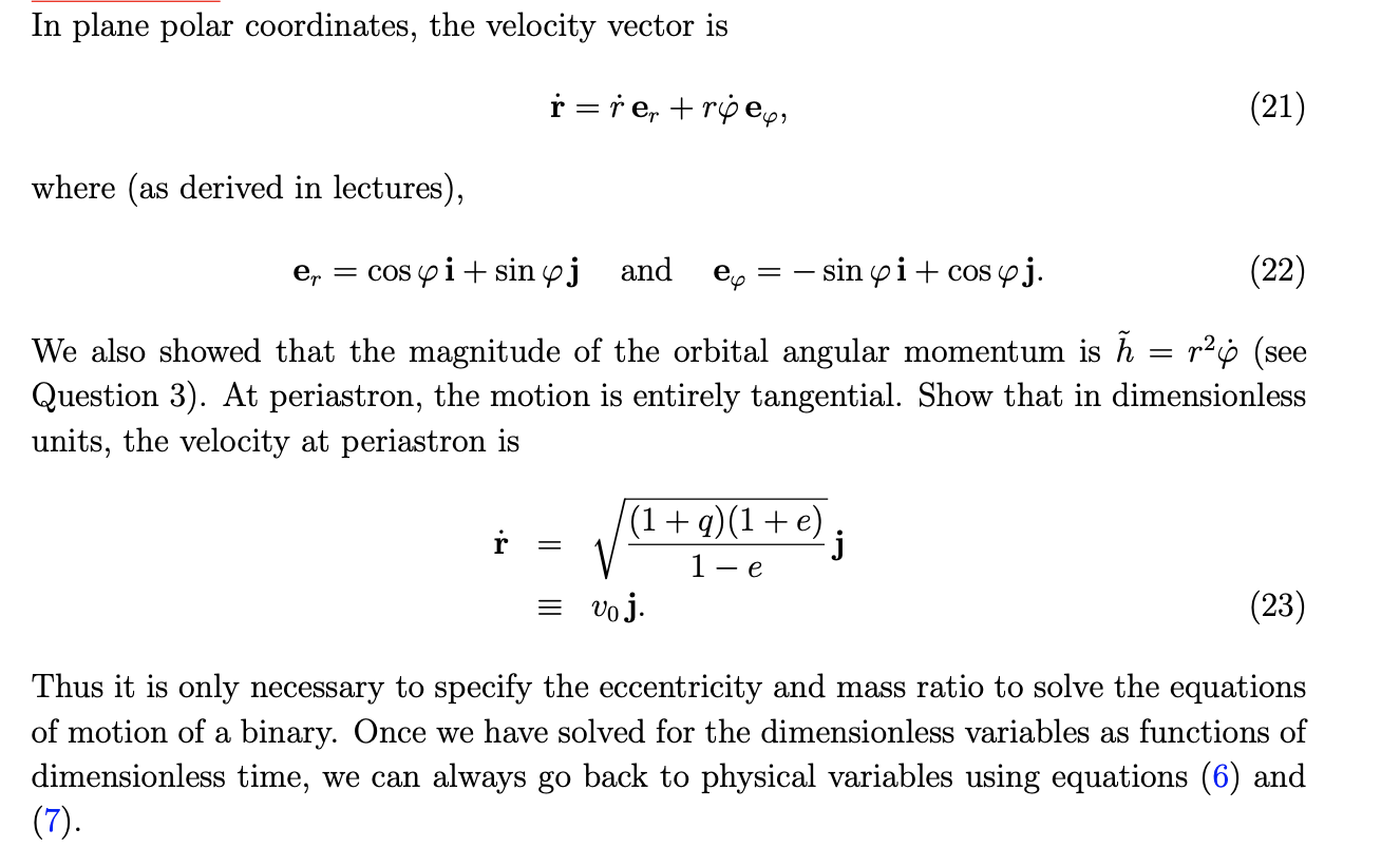 Solved In plane polar coordinates, the velocity vector is | Chegg.com