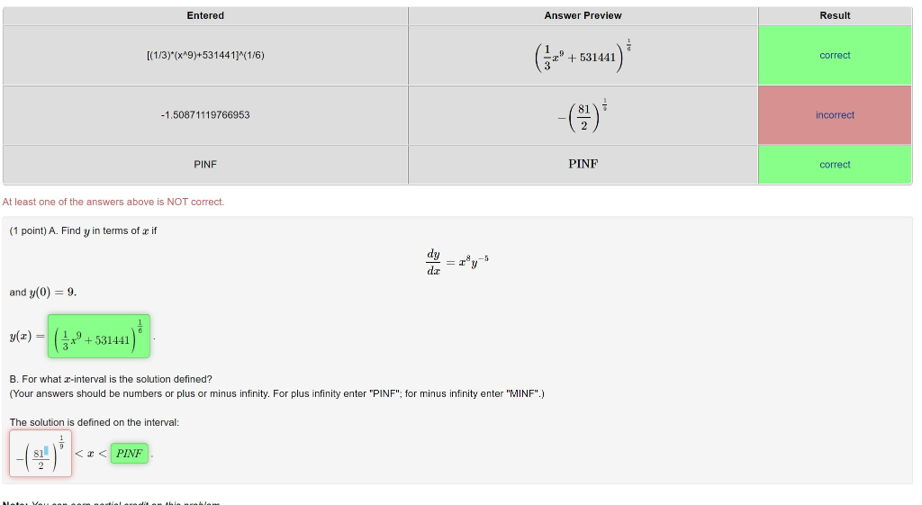 Solved A. Find yy in terms of xx if dydx=x8y−5dydx=x8y−5 and | Chegg.com