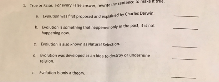 Solved make it true 1. True or False. For every Fals e | Chegg.com