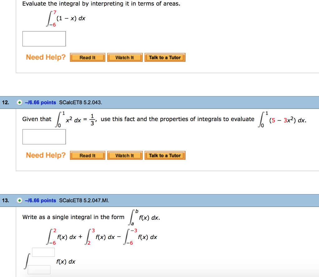 Solved Evaluate the integral by interpreting it in terms of | Chegg.com