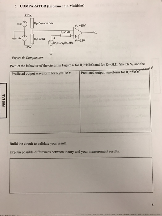 Solved PROCEDURE: V. (Voc) V. (VEE) Figure 4: Inverting | Chegg.com