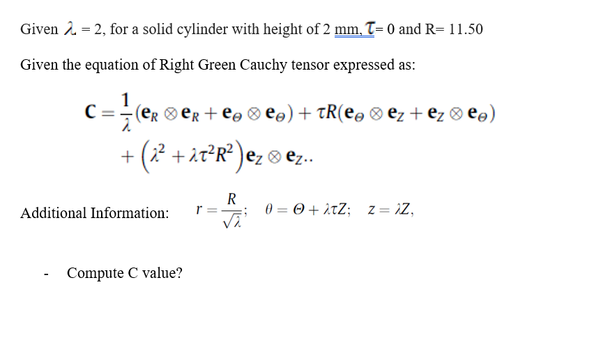 Solved I want explanation about this Cauchy stress tensor I | Chegg.com
