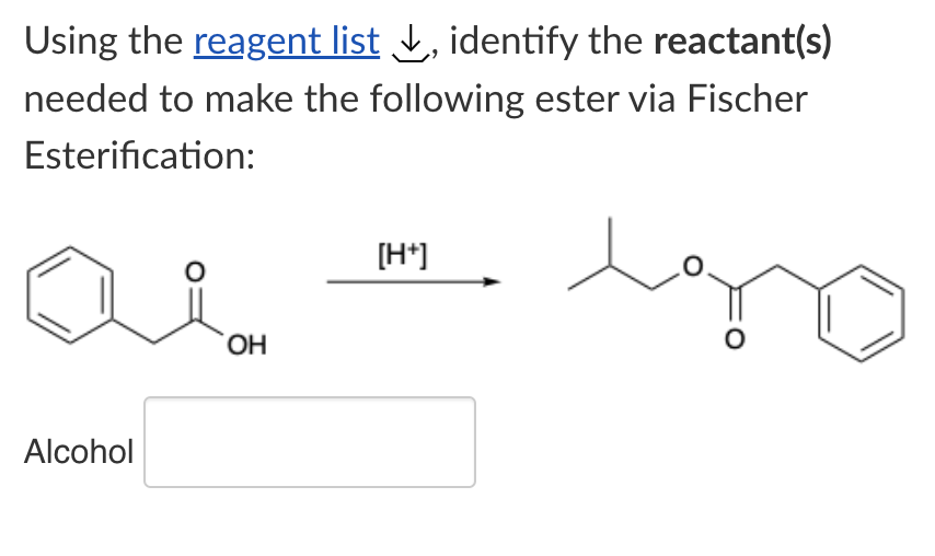 Solved Reactant/reagent List (For Exam 3) Enter code (\# or | Chegg.com